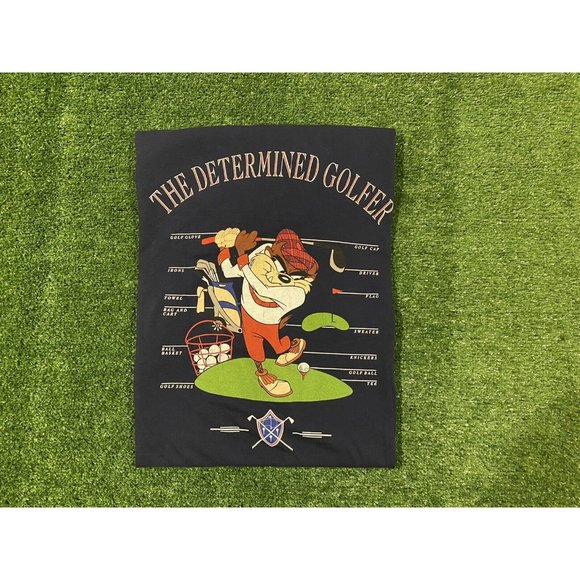 Warner Bros. | Shirts | Vintage Taz Shirt Mens Large Golf Warner Bros ...